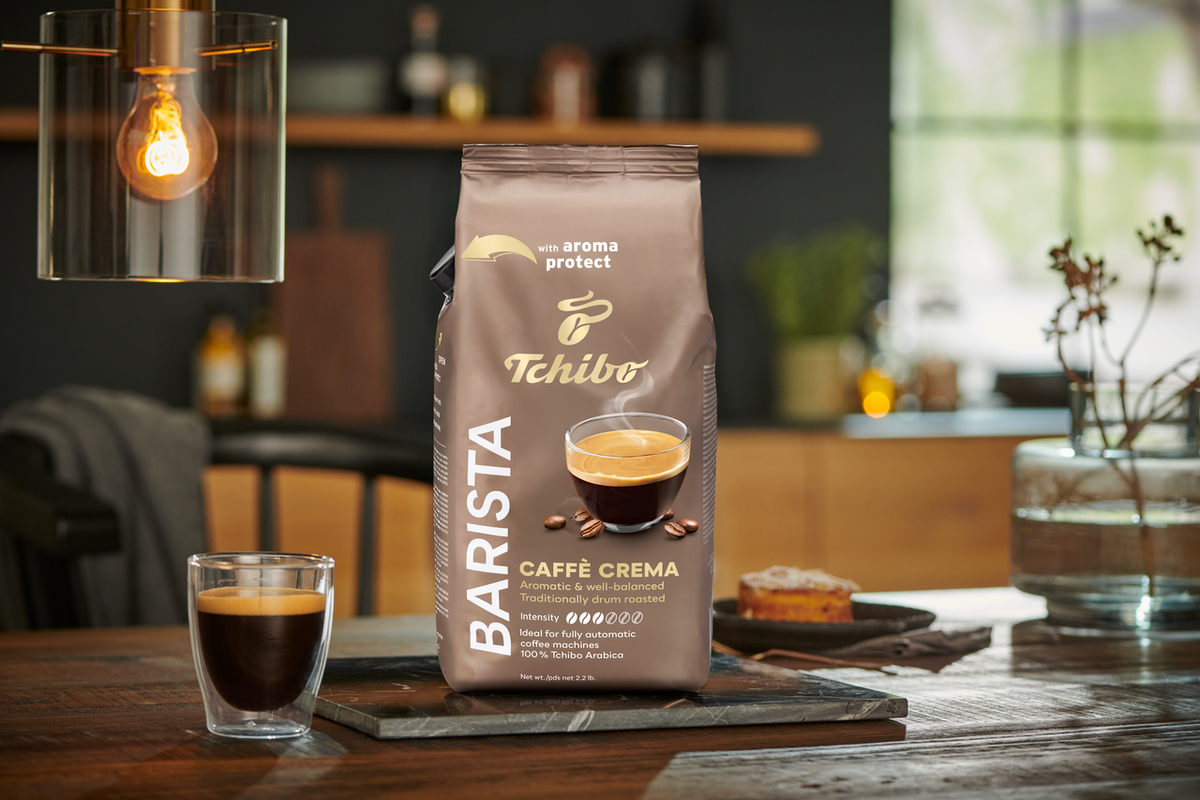 Cafea boabe Tchibo Barista Caffé Crema 1kg - Tchibo